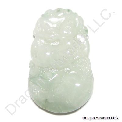 Lovely Chinese Zodiac Jade Rabbit Pendant